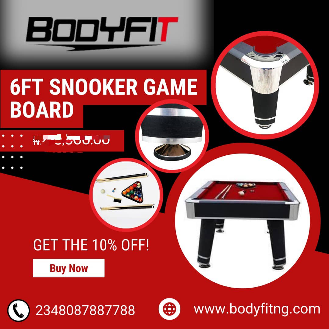 BodyFit's Snooker Board Table Keeps The Game On |BodyFit Ltd