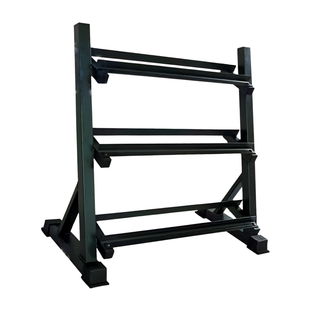 Adjustable Dumbbell Rack, Heavy-Duty 3-Tier Gym Storage